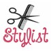 Hair Stylist Machine Embroidery Design - Etsy