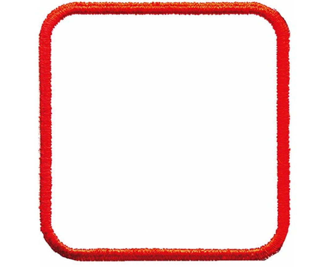 3 Inch Square Border Machine Embroidery Design - Etsy