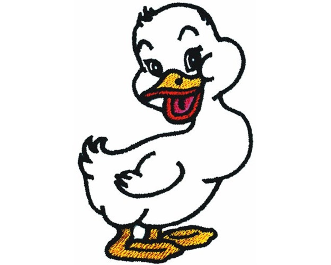 Duck Machine Embroidery Design - Etsy