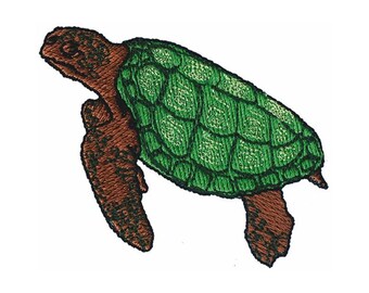 Sea Turtle Machine Embroidery Design, Embroidery Designs, Machine ...