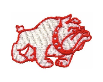 Bulldog Puppy Machine Embroidery Design - Etsy