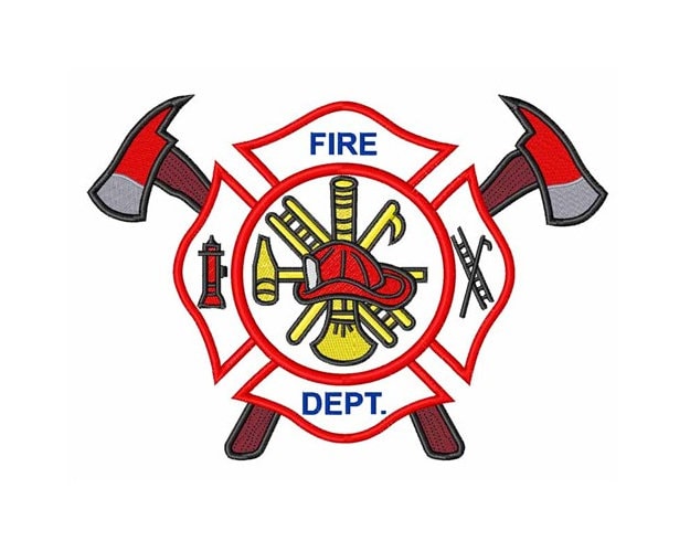 Fireman Hat Embroidery Design - Etsy