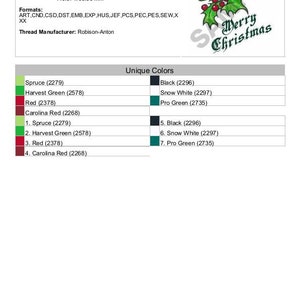 Merry Christmas Machine Embroidery Design - Etsy