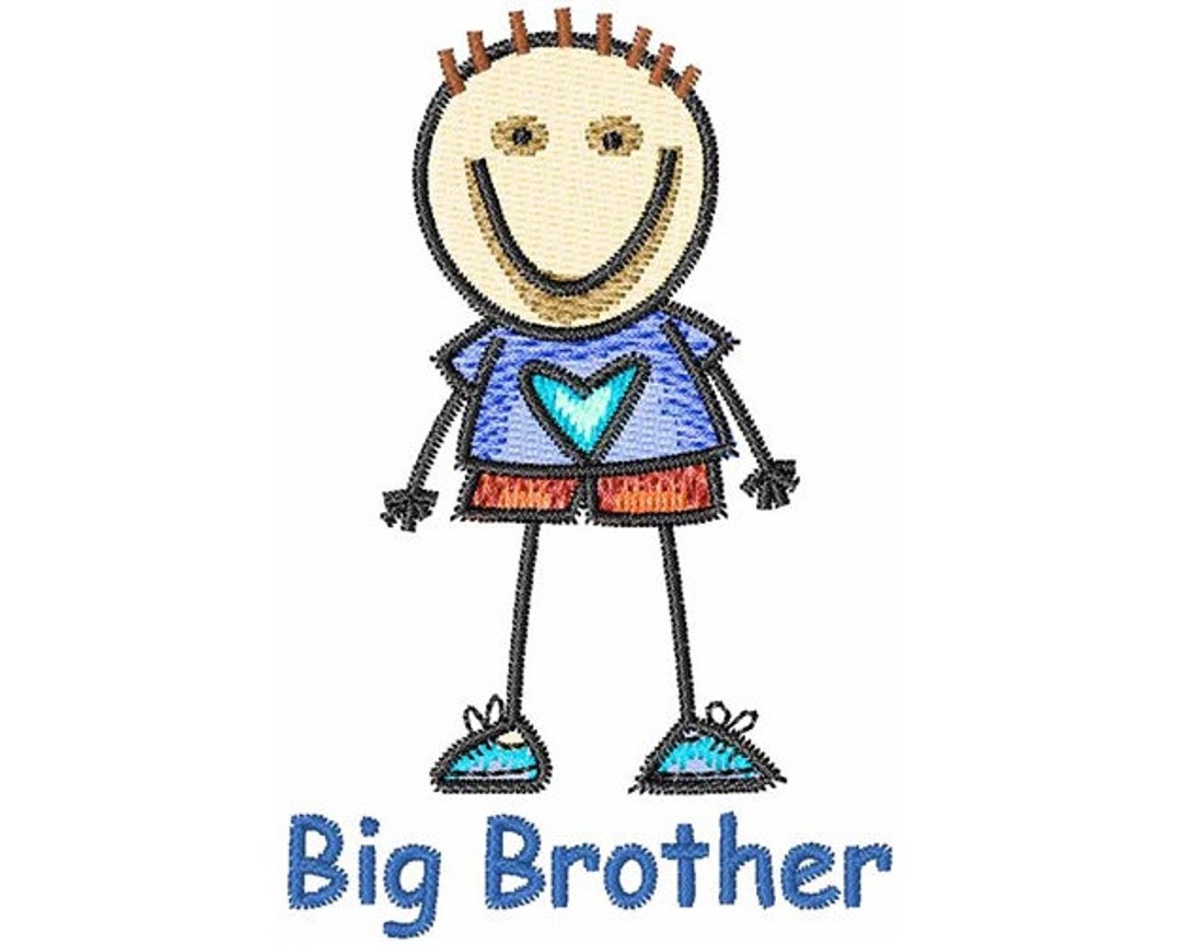 Big Brother Machine Embroidery Design - Etsy