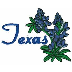 Texas - Machine Embroidery Design - Etsy