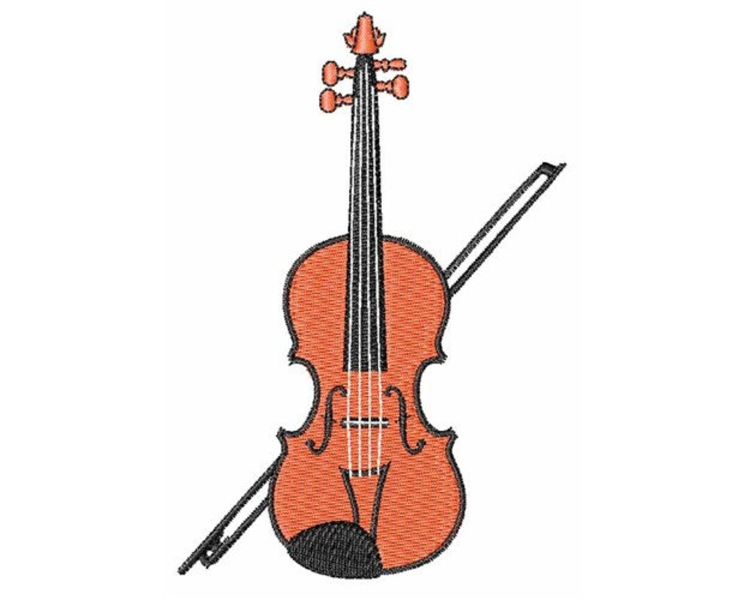 Violin - Machine Embroidery Design - Etsy