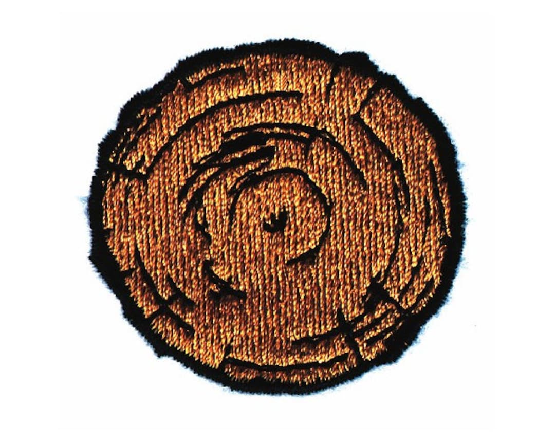 Log End - Machine Embroidery Design - Etsy