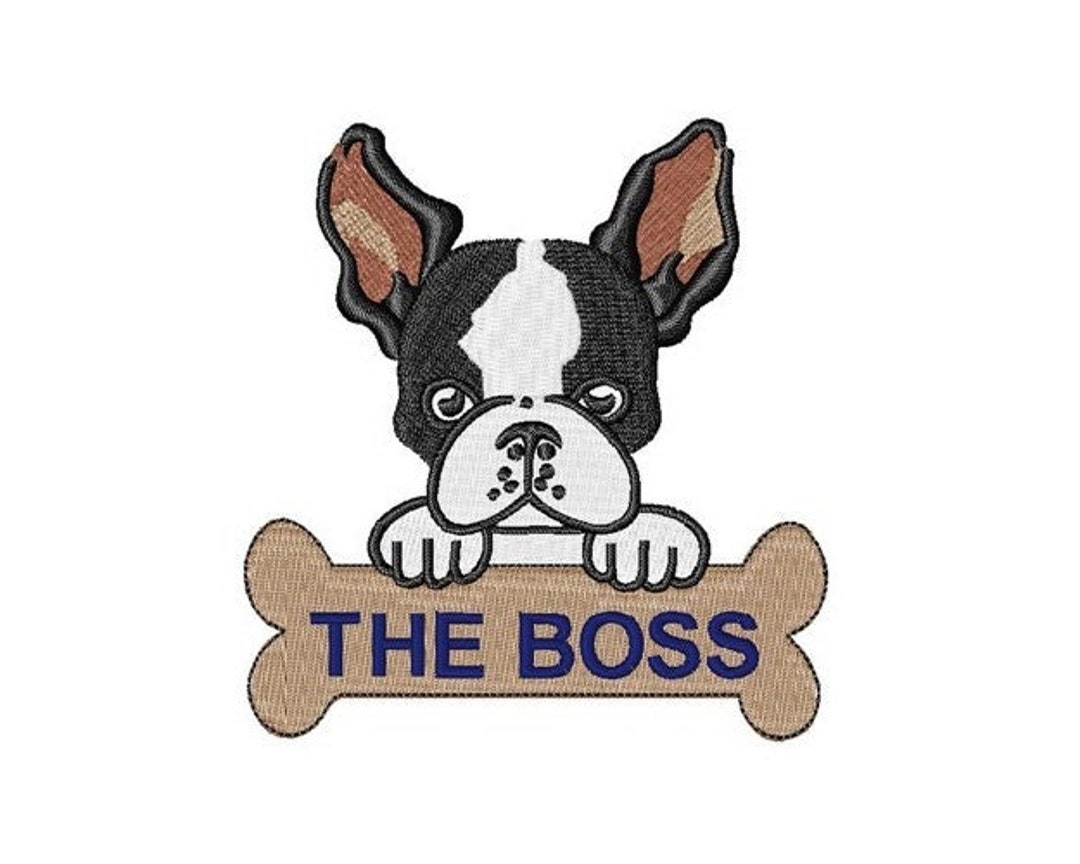 The Boss Machine Embroidery Design - Etsy