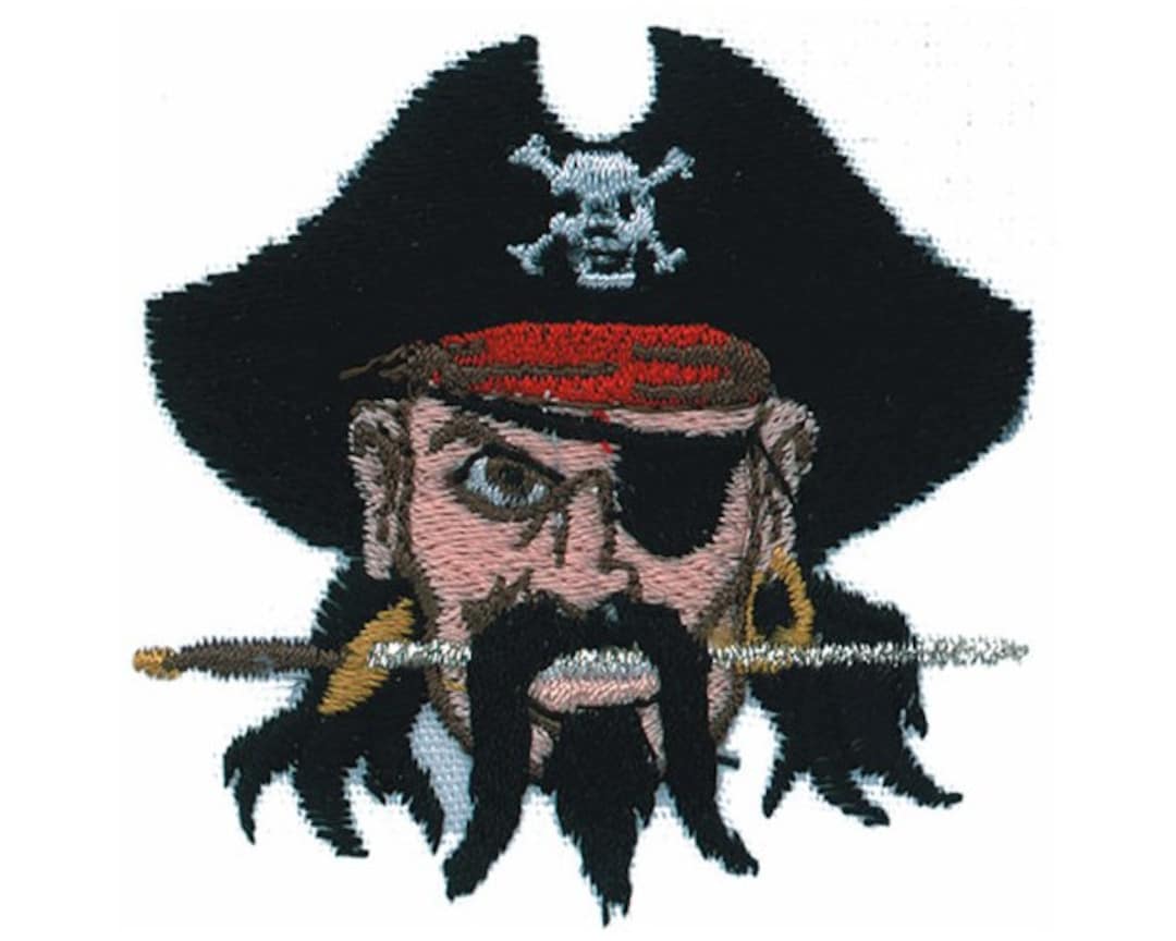 Pirate - Machine Embroidery Design - Etsy