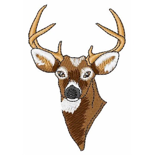 Vintage Deer Antler Embroidery Design AAEW - Etsy