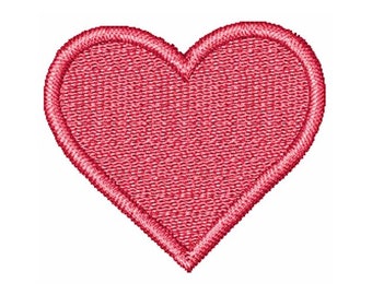 Mini Double Heart Machine Embroidery Design-instant DOWNLOAD - Etsy