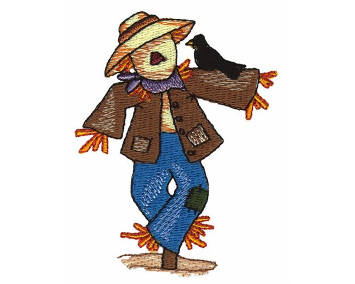 Failed Scarecrow Machine Embroidery Design - Etsy