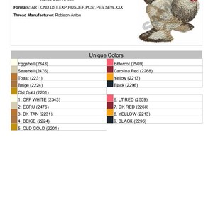 Light Brahmas - Machine Embroidery Design - Etsy