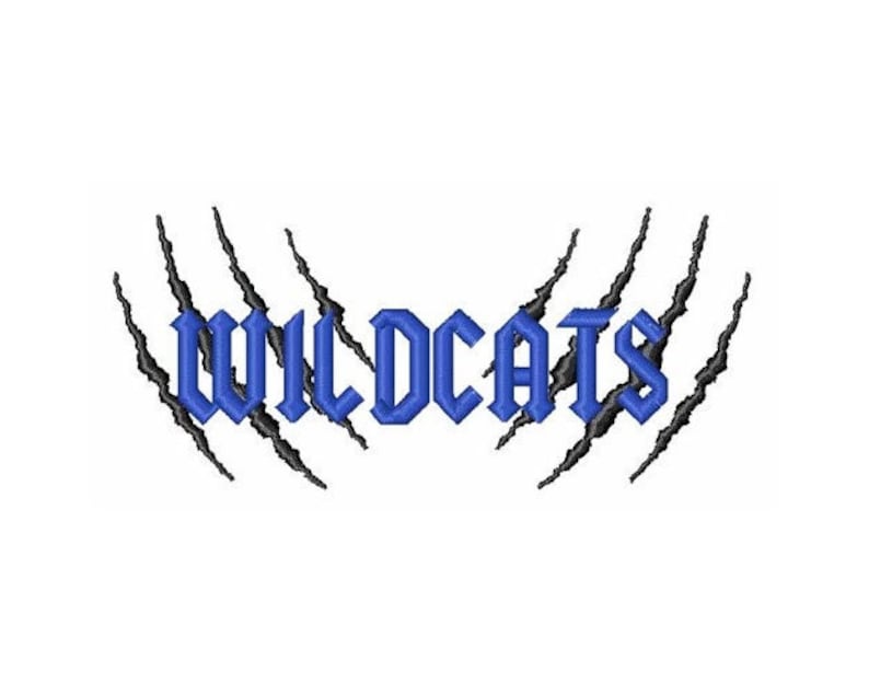 Wildcats Claw Marks Machine Embroidery Design - Etsy