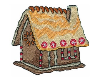 Gingerbread House Machine Embroidery Design, Embroidery Designs ...