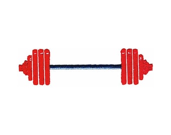 Gym Embroidery Design, Barbell Embroidery, Fitness Embroidery File ...
