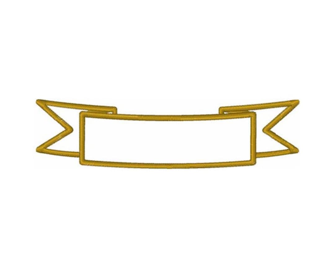 Large Banner - Machine Embroidery Design - Etsy