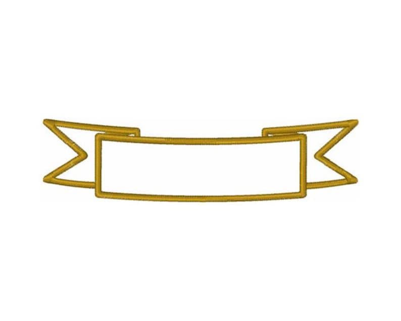 Large Banner Machine Embroidery Design - Etsy