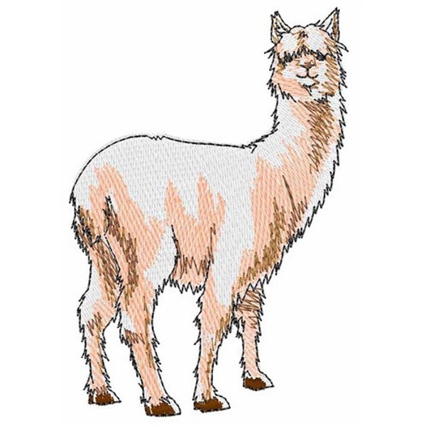 Llama Embroidery Design - Etsy