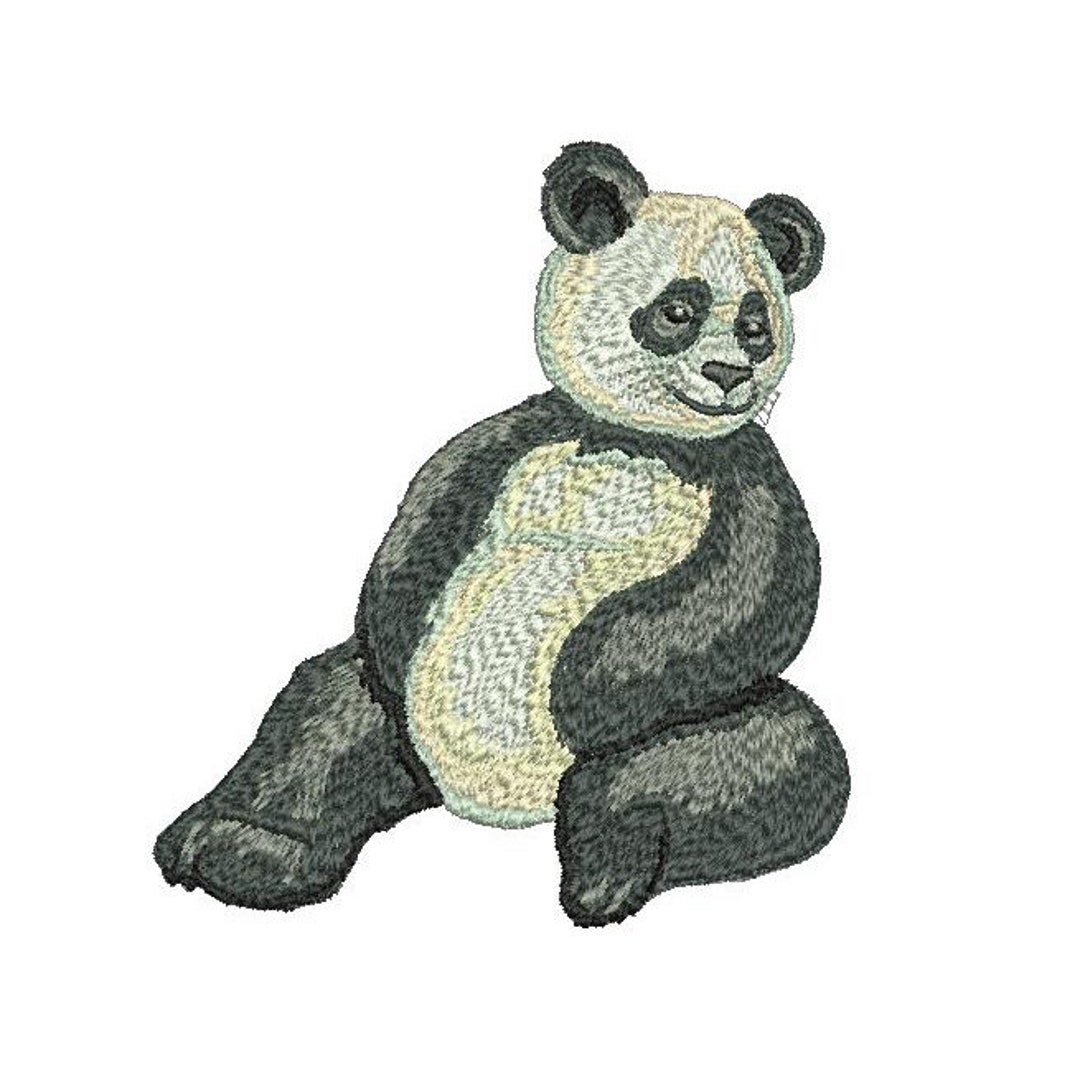 Panda Bear - Machine Embroidery Designs - Etsy