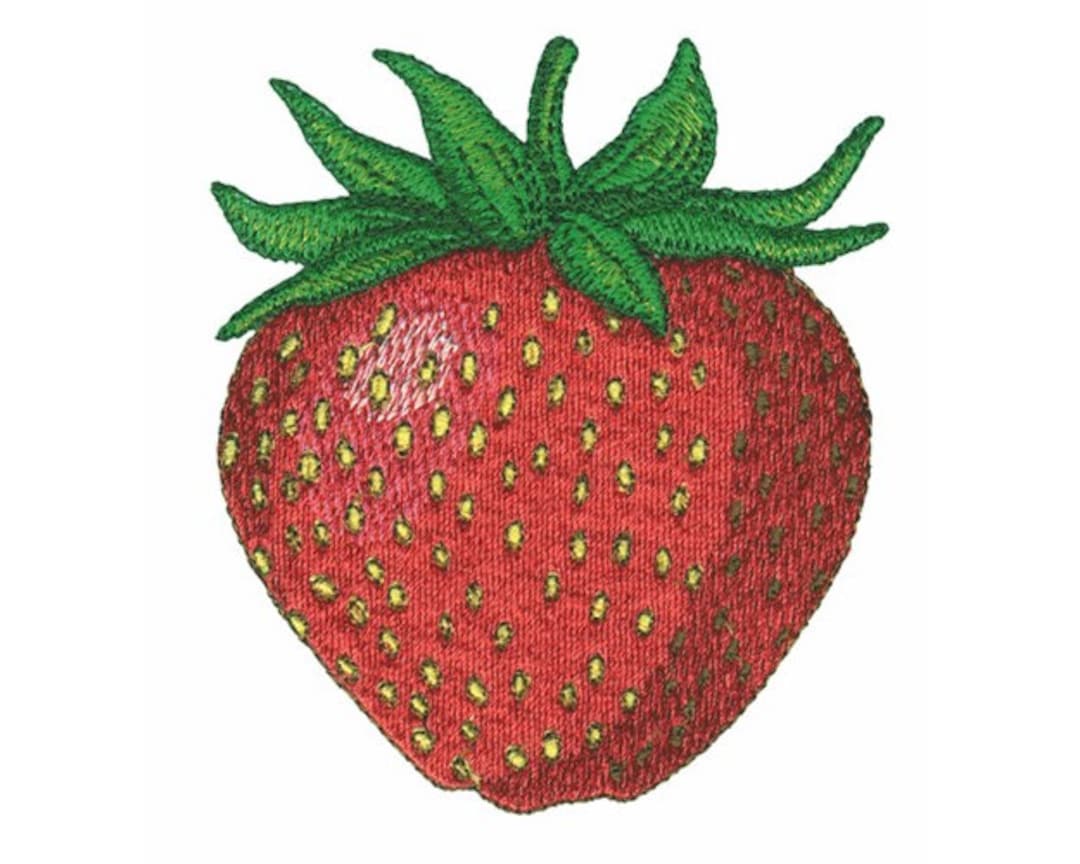 Strawberry - Machine Embroidery Design - Etsy