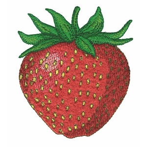 Strawberry - Machine Embroidery Design - Etsy