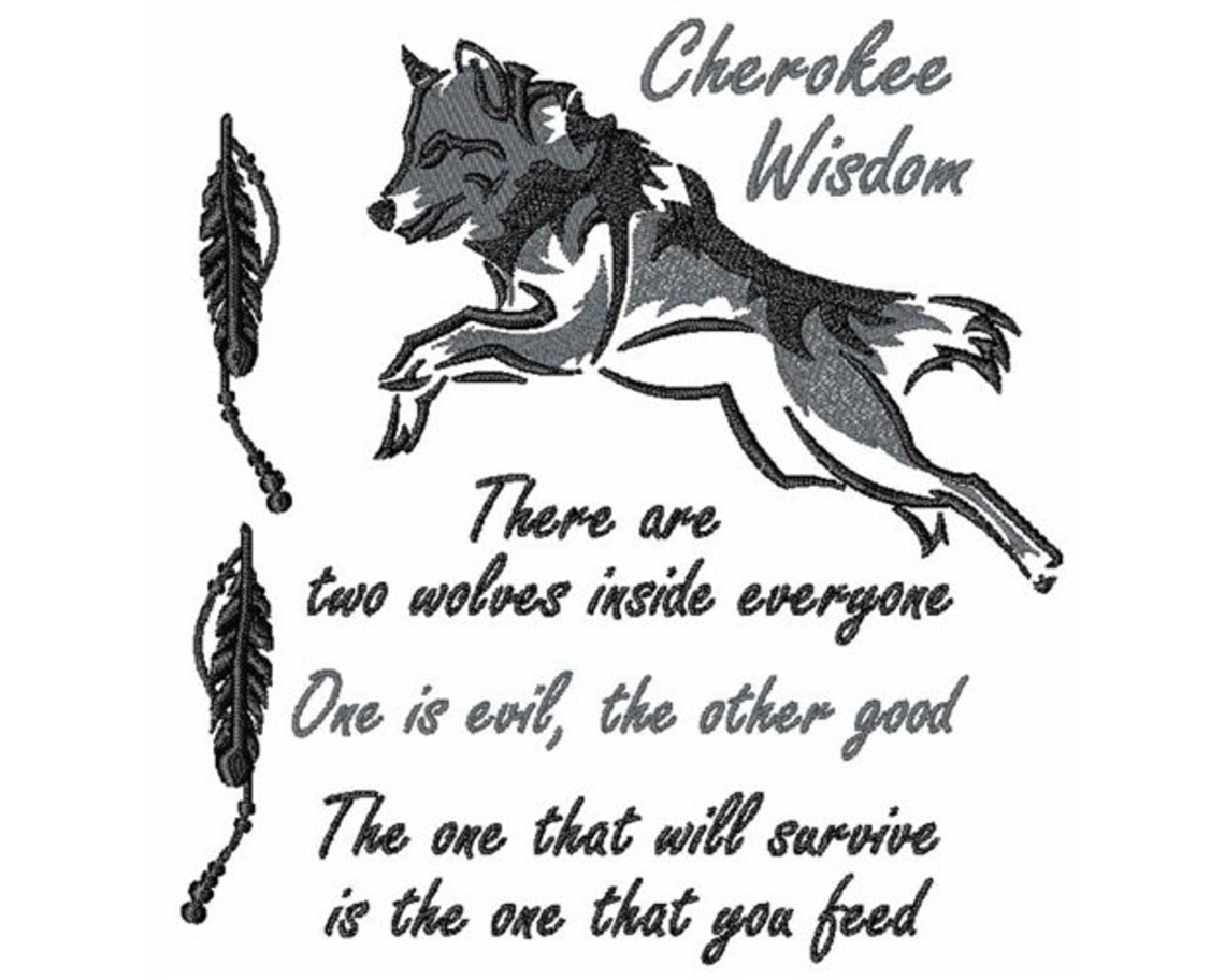 Cherokee Wisdom - Machine Embroidery Design - Etsy