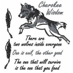 Cherokee Wisdom - Machine Embroidery Design - Etsy