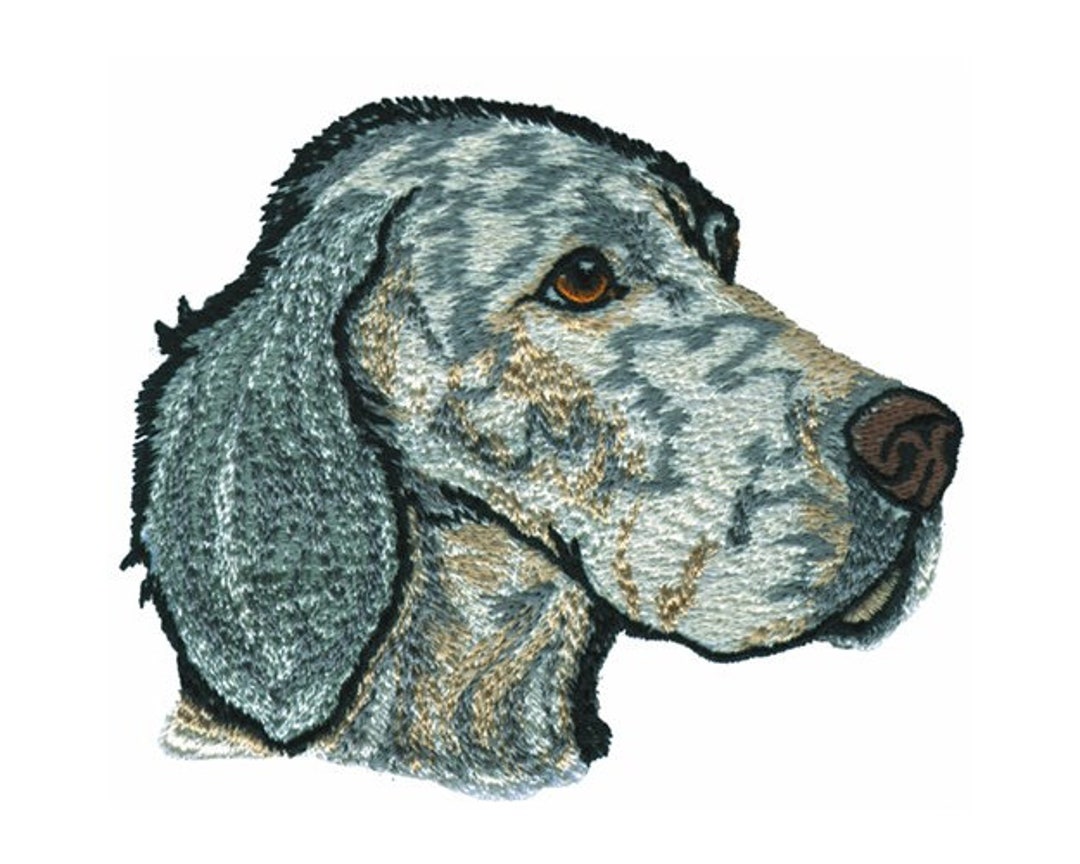 English Setter Machine Embroidery Design - Etsy