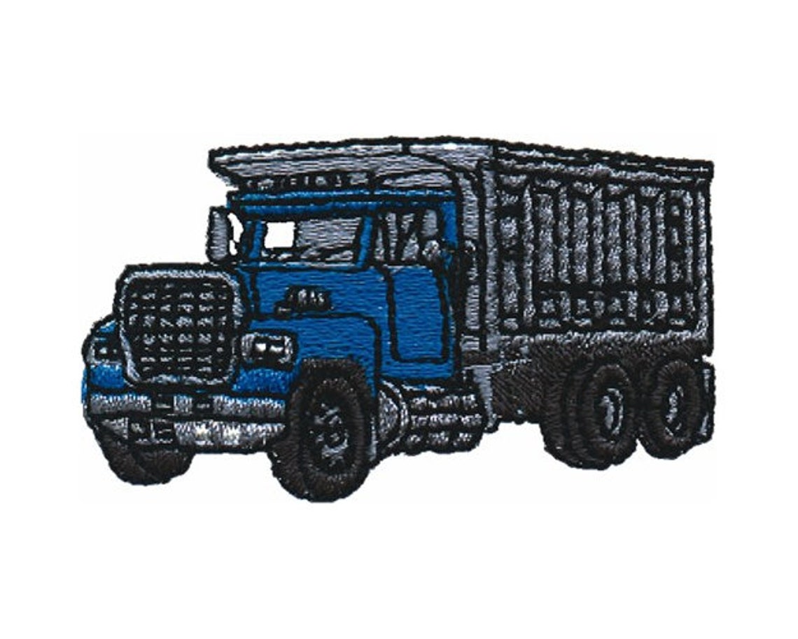 Dump Truck - Machine Embroidery Design - Etsy