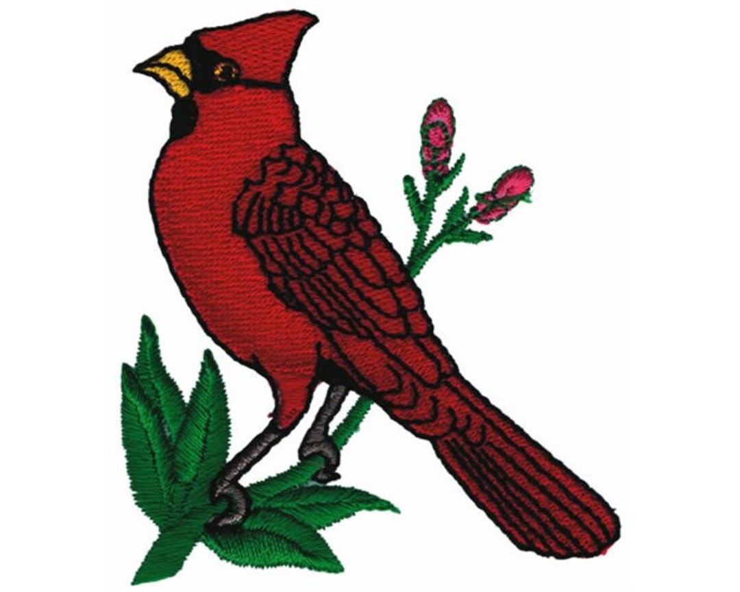 Cardinal - Machine Embroidery Design - Etsy