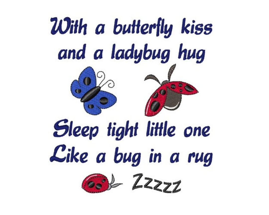 Ladybugs Lullaby - Machine Embroidery Design - Etsy