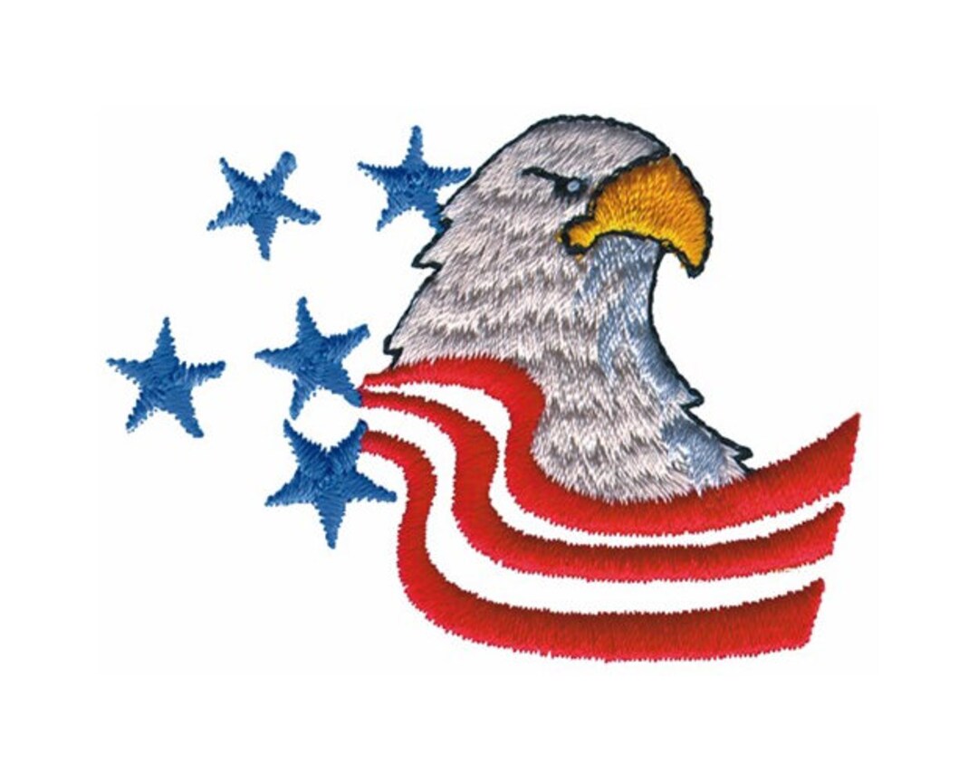 American Eagle Machine Embroidery Design - Etsy