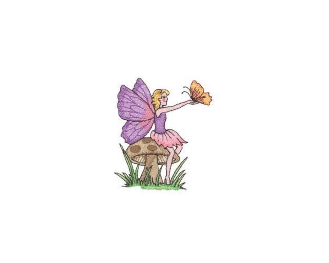 Mylar Fairy - Machine Embroidery Design - Etsy
