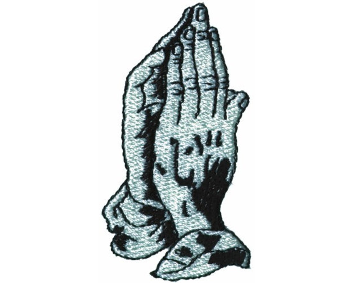 Praying Hands - Machine Embroidery Design - Etsy