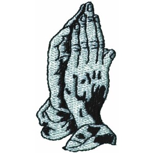 Praying Hands - Machine Embroidery Design - Etsy