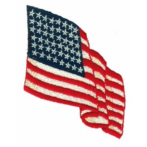 Usa Flag Machine Embroidery Design - Etsy