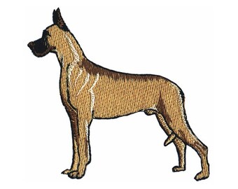 Great Dane Dog Embroidery Designs Sketch Machine Instant Digital ...