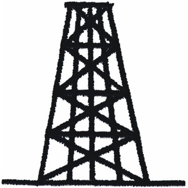 Oil Rig Embroidery - Etsy