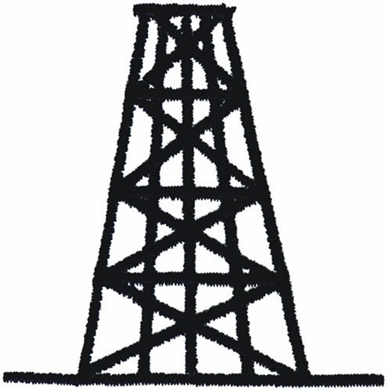 Oil Rig Embroidery - Etsy