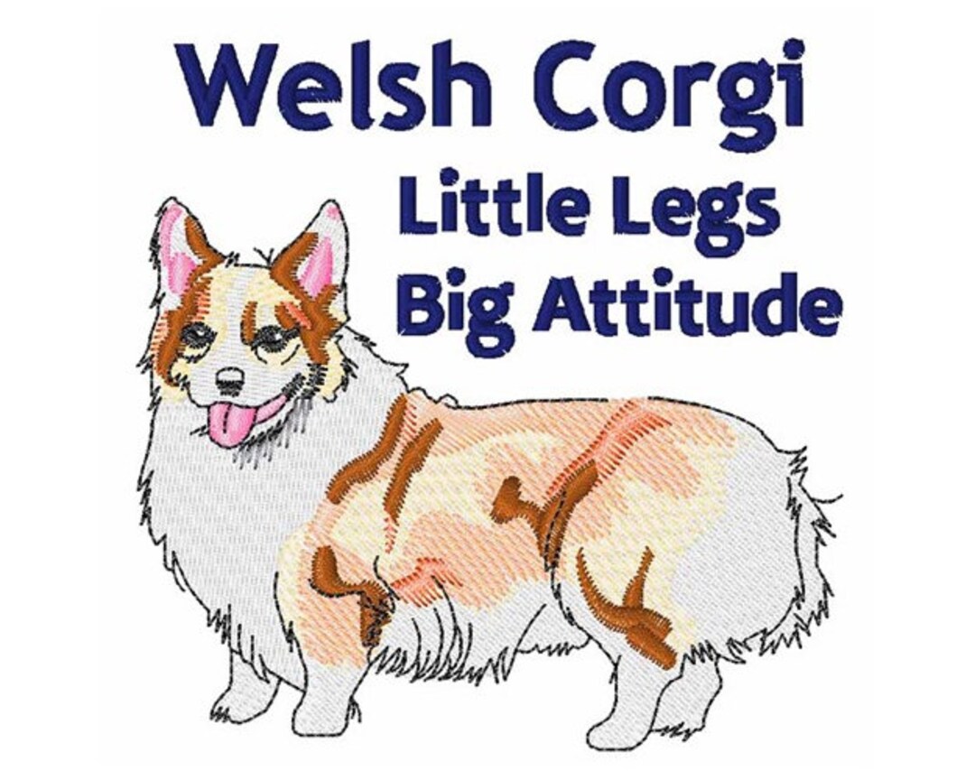 Little Legs Corgi Machine Embroidery Design - Etsy