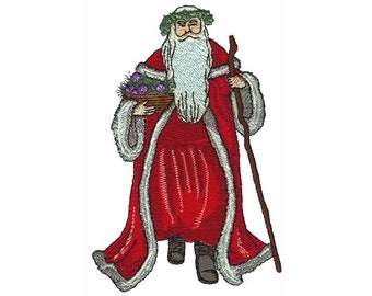 Santa Machine Embroidery Design - Etsy
