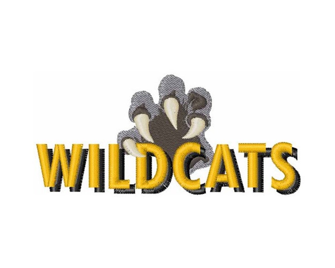 Wildcats Claw - Machine Embroidery Design - Etsy