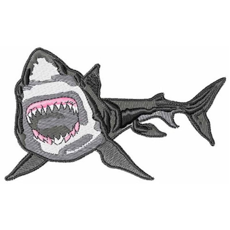 Jaws Embroidery - Etsy