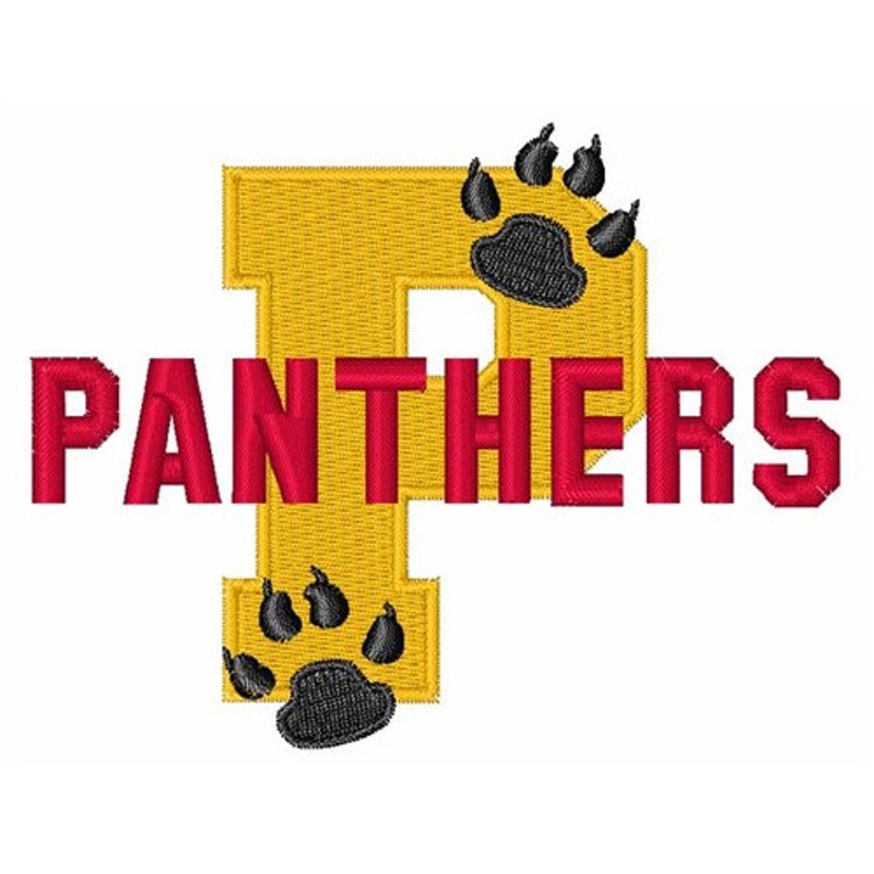 Panthers Embroidery - Etsy
