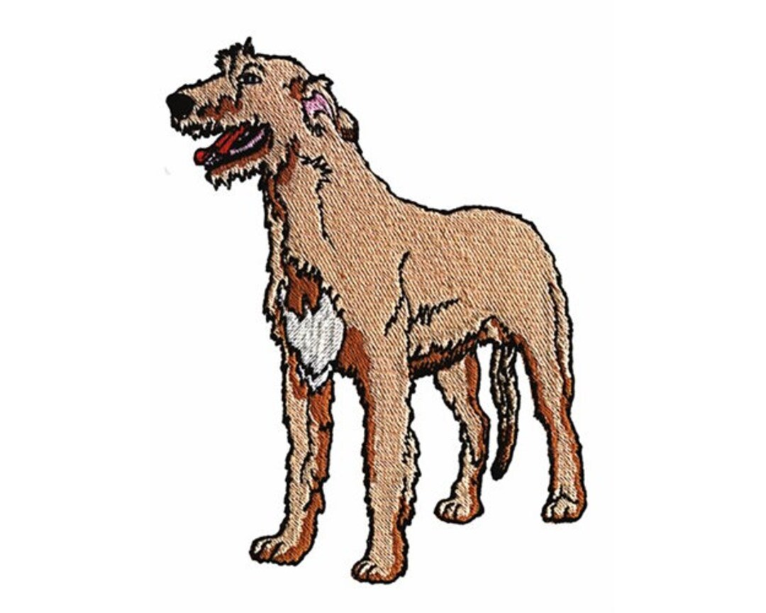 Irish Wolf Hound - Machine Embroidery Design - Etsy