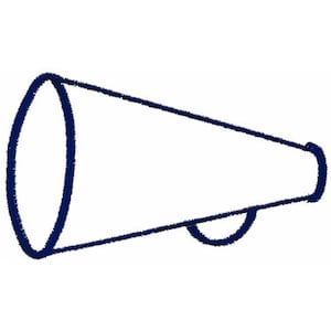 Megaphone - Machine Embroidery Design - Etsy