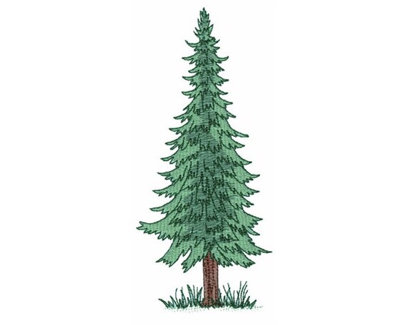 Tree Machine Embroidery Design - Etsy