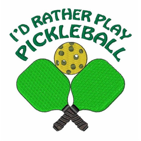 Pickleball Embroidery Designs - Etsy