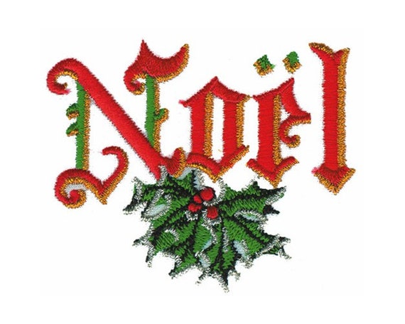 Noel Machine Embroidery Design - Etsy
